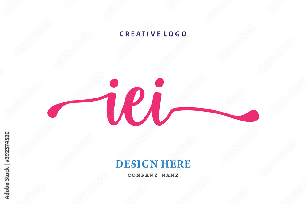 IEI lettering logo is simple, easy to understand and authoritative ...
