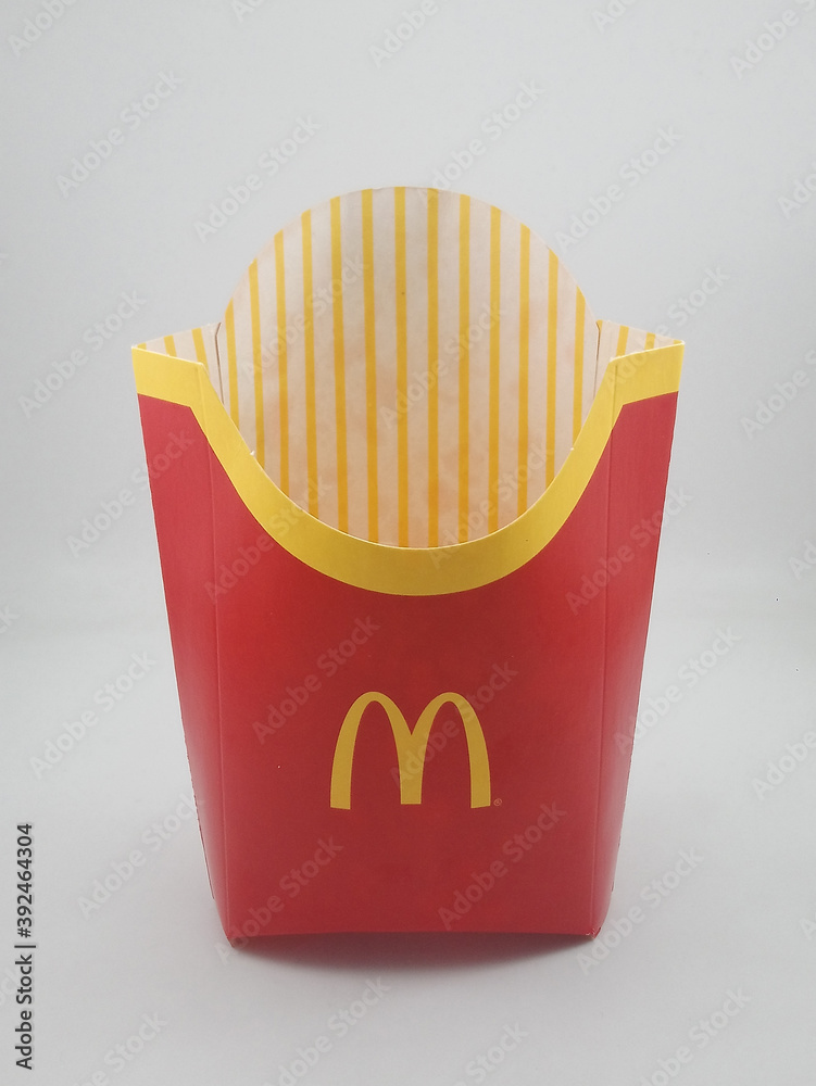 Mcdonalds fries carton in Manila, Philippines Stock Photo | Adobe Stock