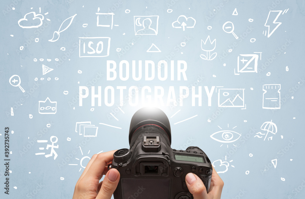 Hand taking picture with digital camera and BOUDOIR PHOTOGRAPHY ...