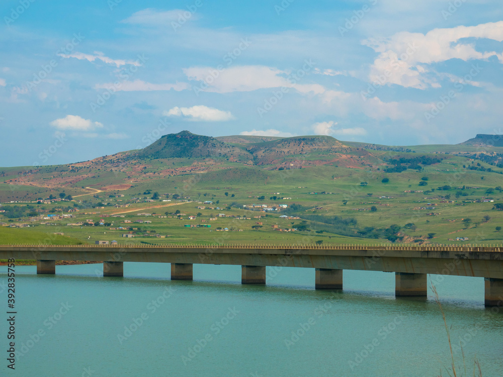The Banana bridge, so named because of it's curvature, over the ...