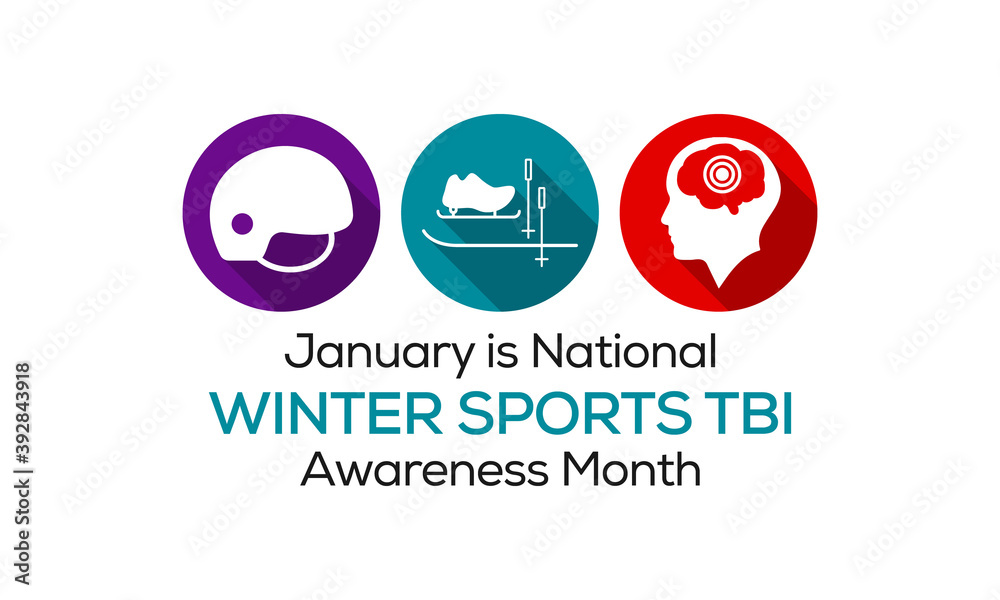 Vector illustration on the theme of National Winter Sports Traumatic ...