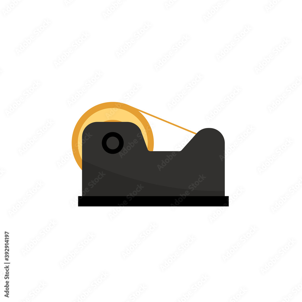 Tape dispenser icon. Clipart image isolated on white background. Stock ...