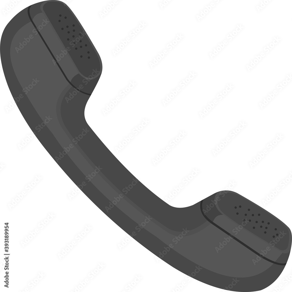 Vector illustration of phone emoticon Stock Vector | Adobe Stock
