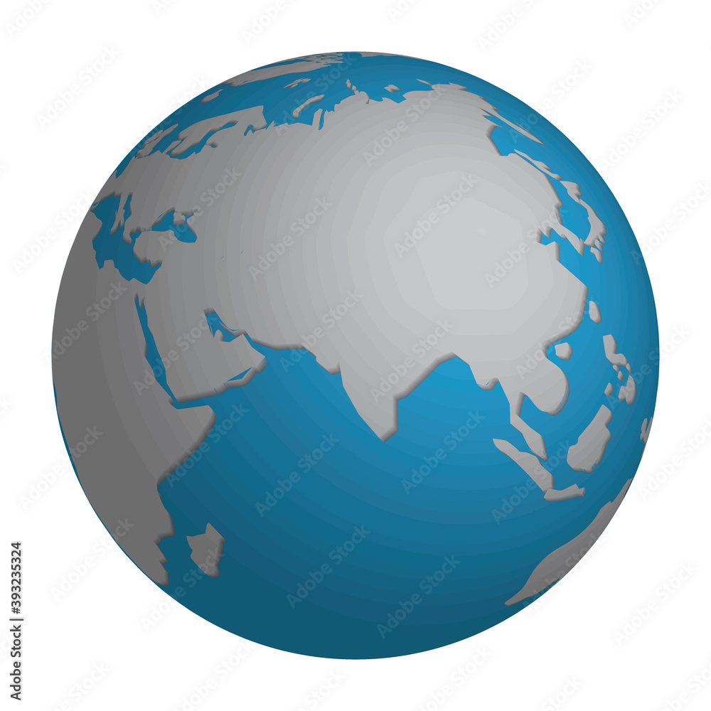 Modern globe, great design for any purposes. Planet earth. Map symbol ...