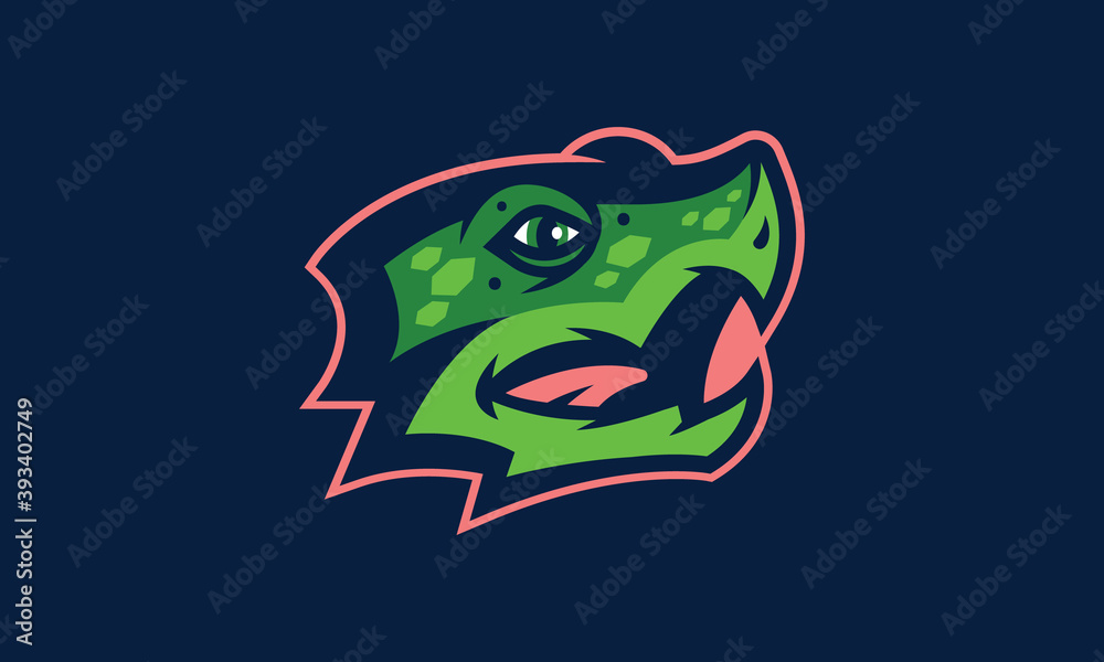 Snapping turtle sports vector mascot logo design Stock Vector | Adobe Stock