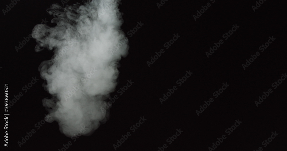 Low density smoke puff spreading concentrically outwards Gunshot smoke ...
