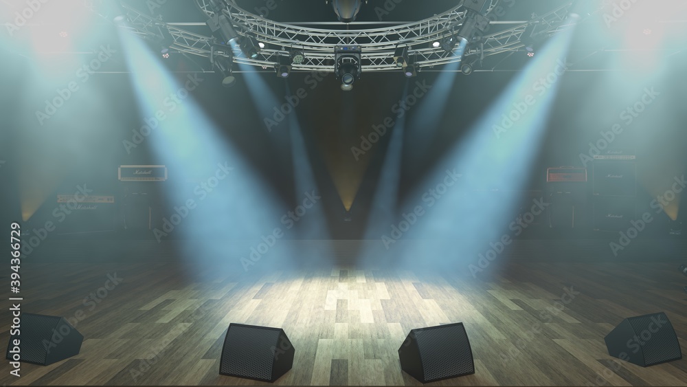 Illustration Stock Virtual background Stage 1-2. 3d Rendering. Virtual ...