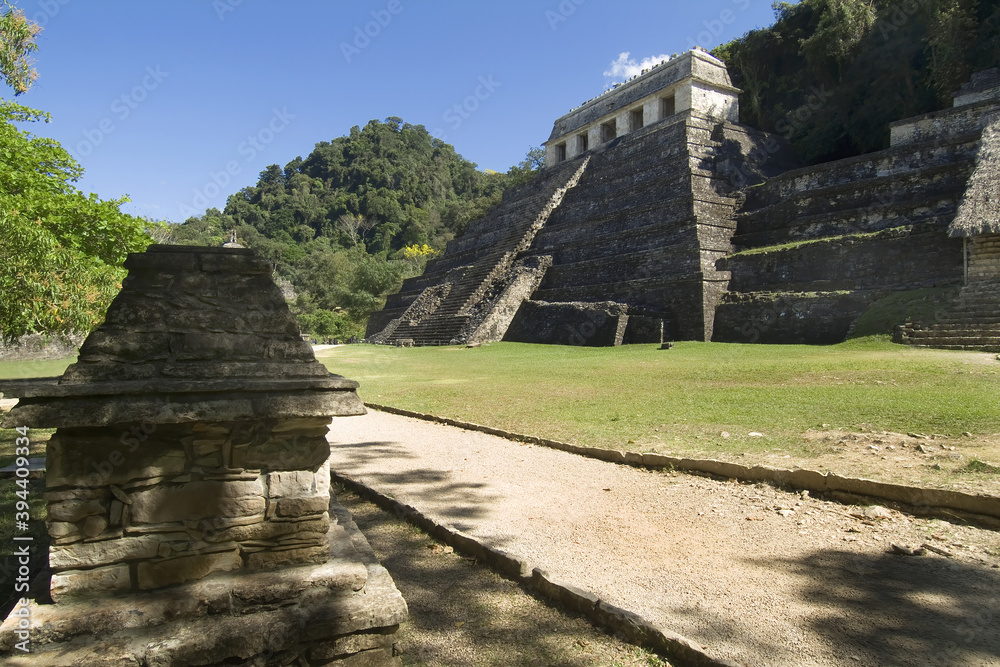 Templo de las Inscripciones, Temple of Inscriptions, Palenque, Yucatan ...