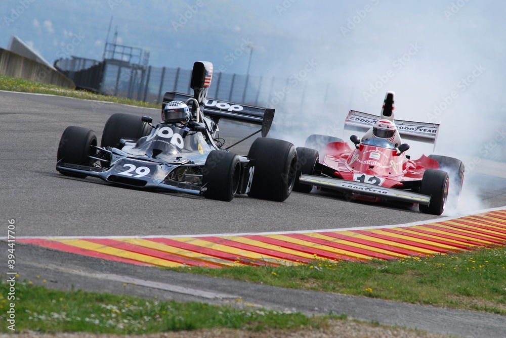 Foto de Stock Mugello Circuit 1 April 2007: Unknown run on Classic F1 ...