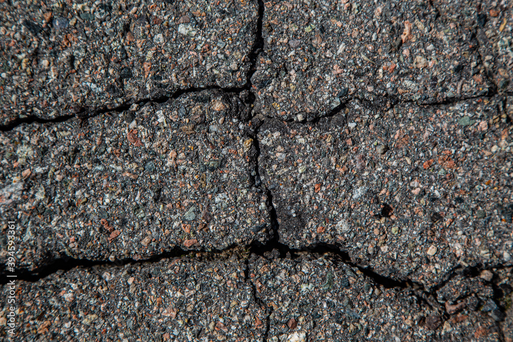 The texture of a stone wall, flooring, concrete destruction, metal ...