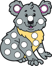 Drawing With Markers Of A Koala Free Stock Photo - Public Domain Pictures