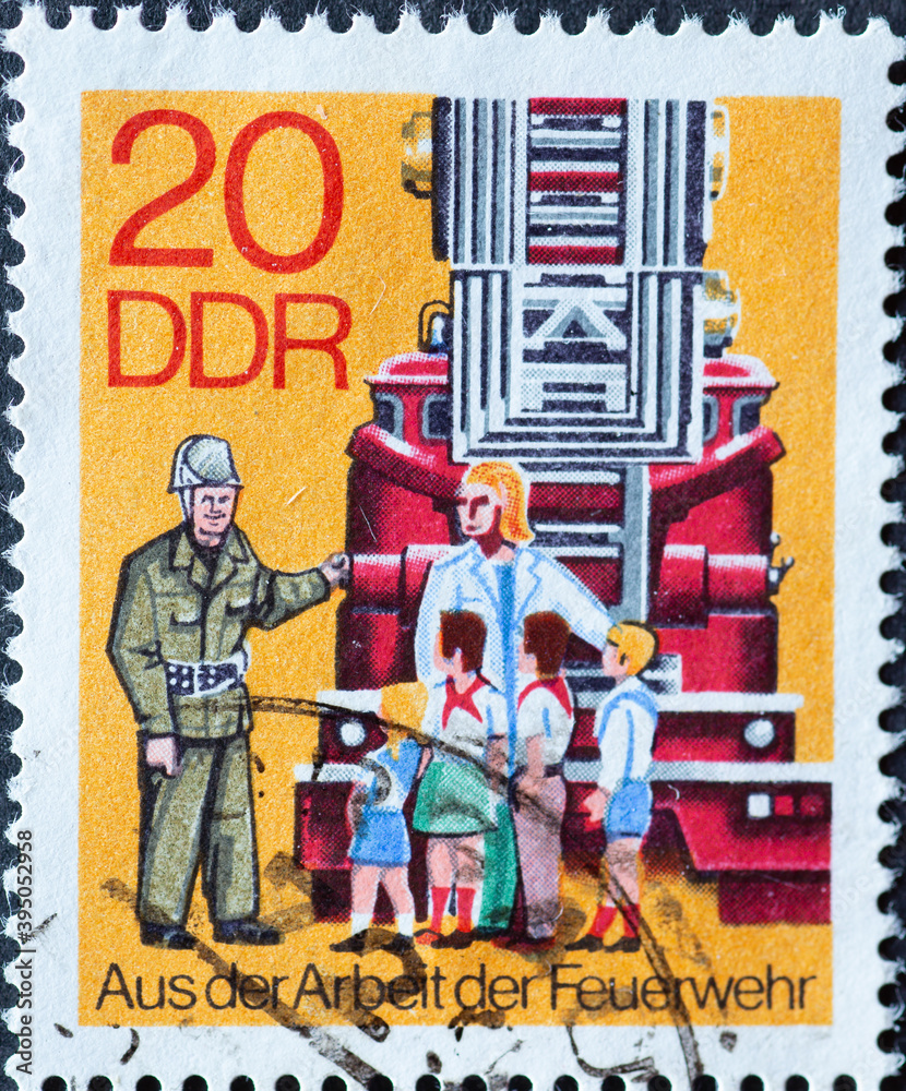 GERMANY, DDR - CIRCA 1977 : a postage stamp from Germany, GDR showing a ...
