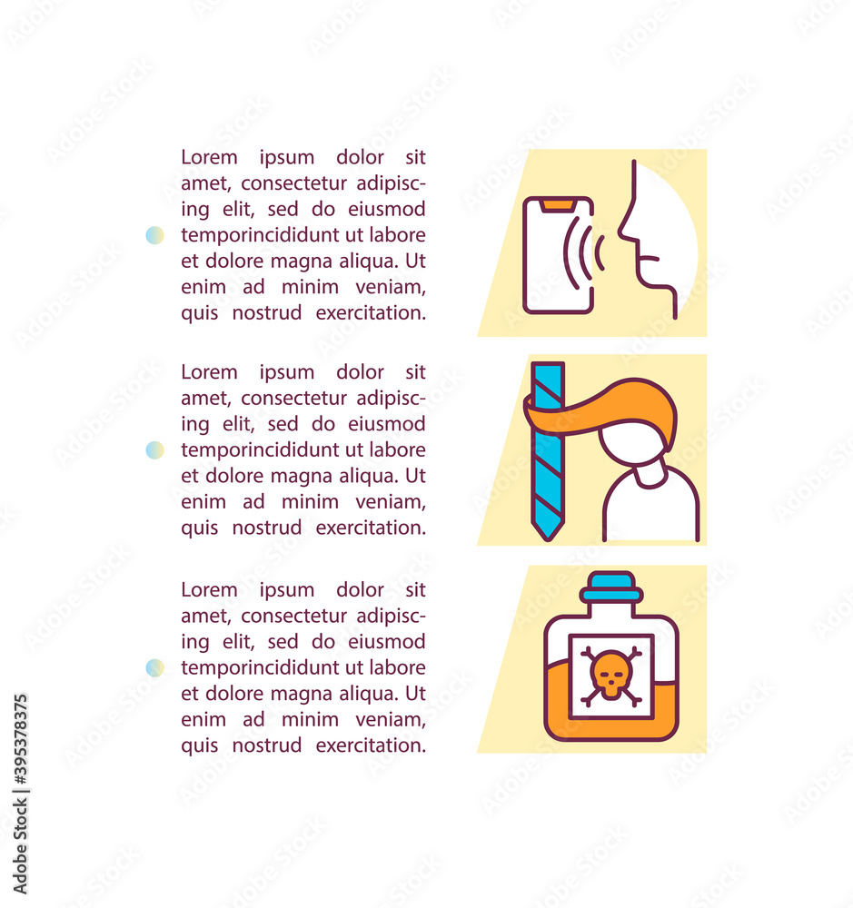 Reporting unsafe conditions concept icon with text. Using defective ...