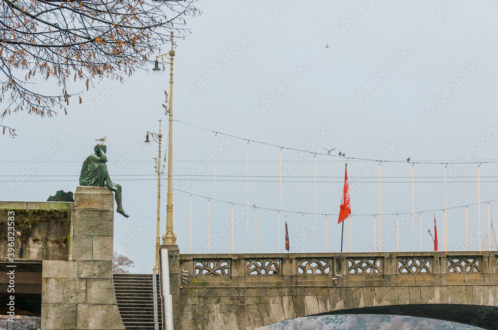 Basel, Helvetia, Rheinbrücke, Rhein, Rheinufer, Kleinbasel, Grossbasel ...