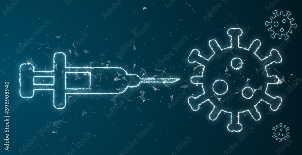COVID-19 coronavirus vaccine rollout using clinical injection to ...
