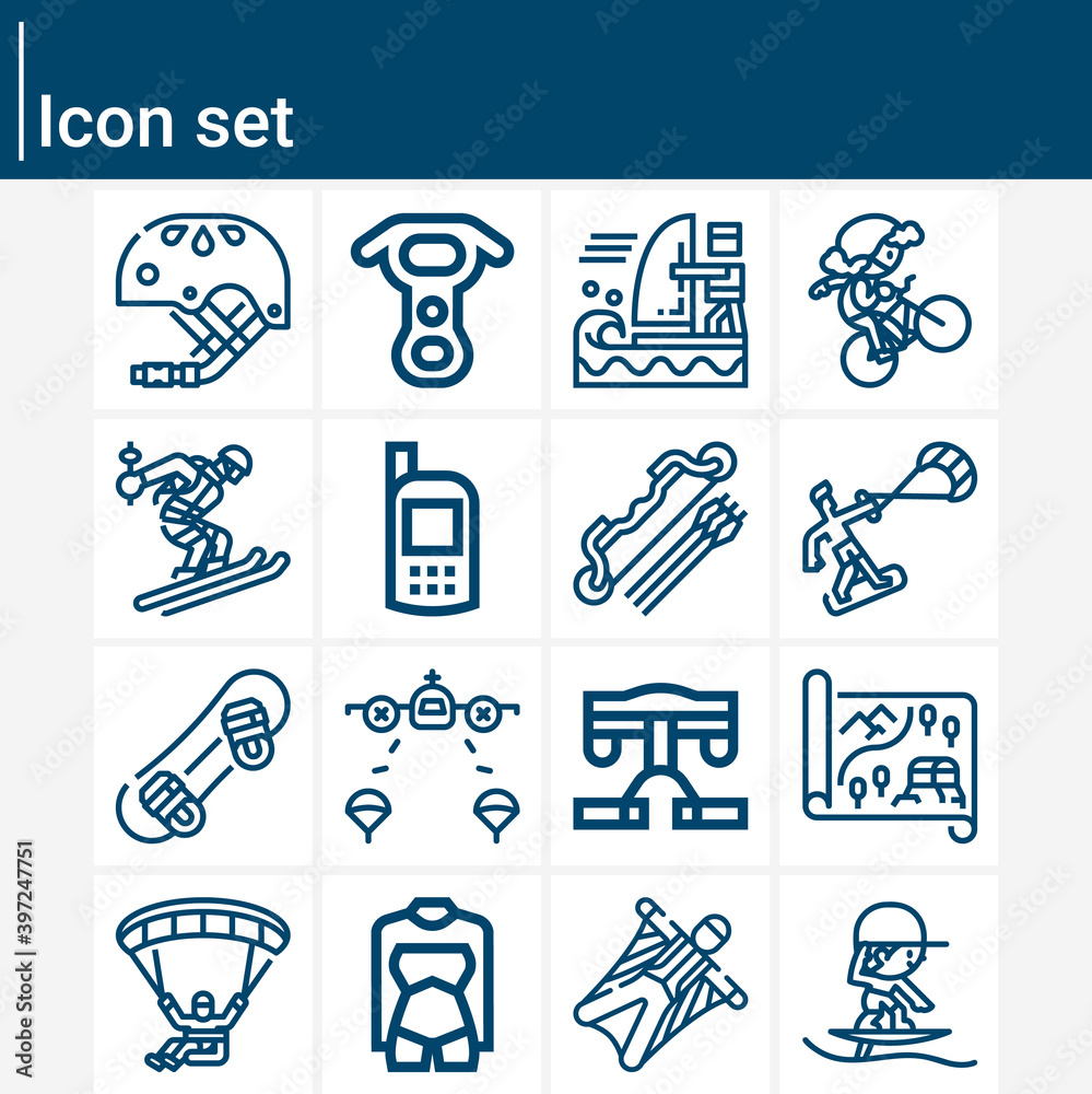 Simple set of extremity related lineal icons. Stock Vector | Adobe Stock