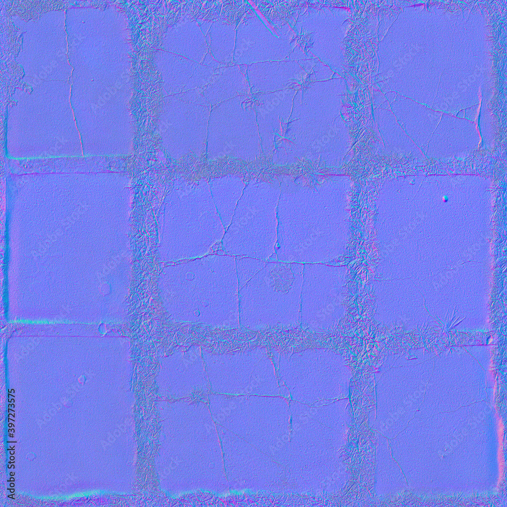 Foto de Stock Floor tiled normal map for substance designers, or ...