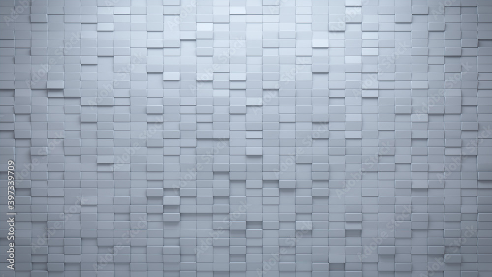 Futuristic, High Tech, light background, with a rectangular block ...
