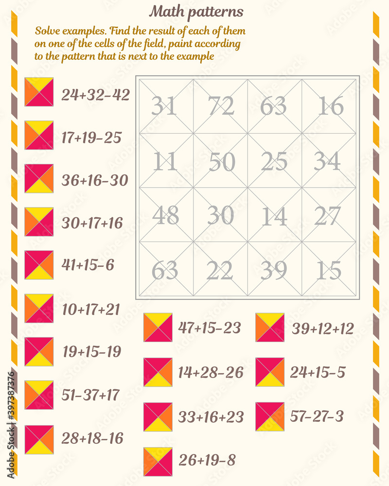 child, calculation, homework, kindergarten, lesson, math, practice ...