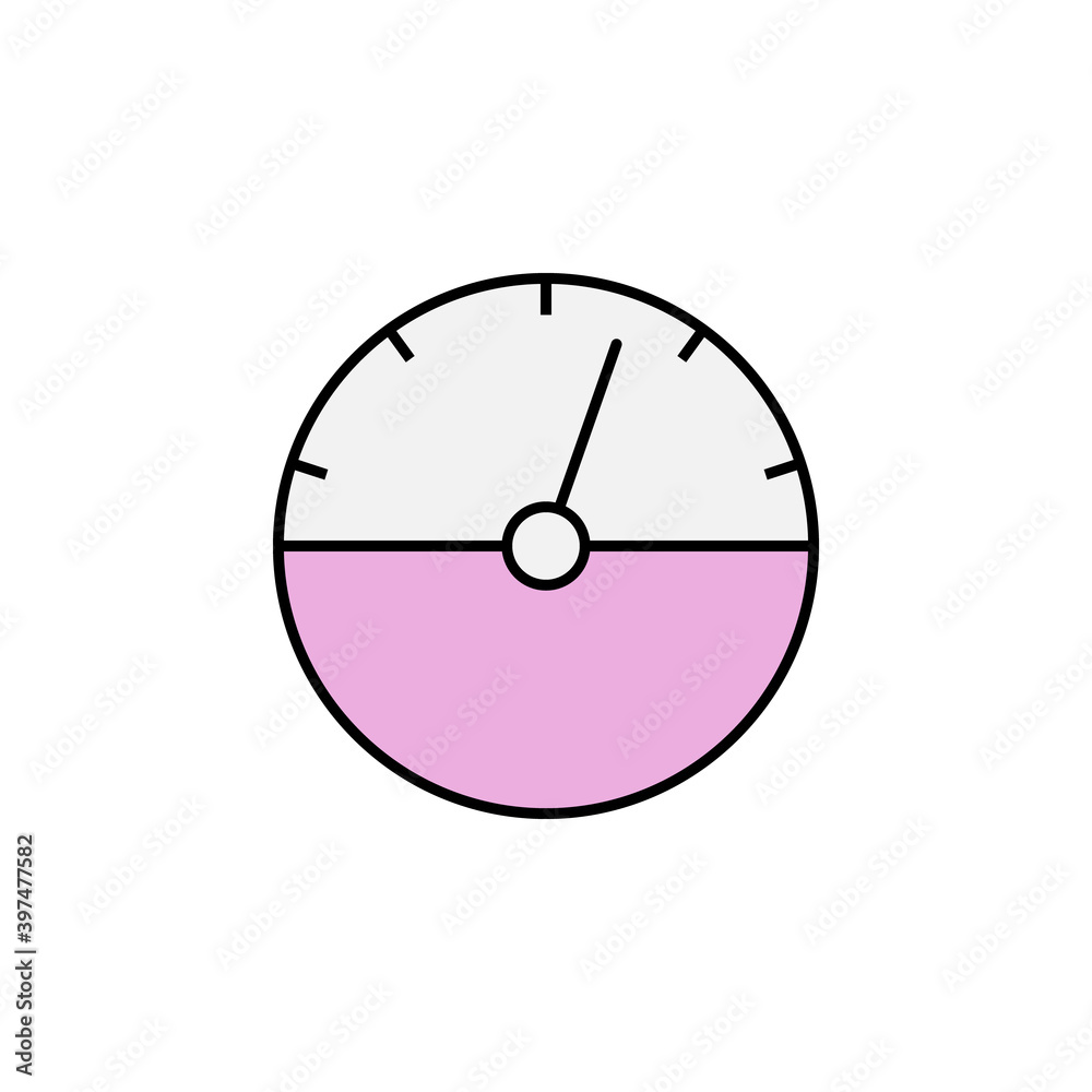 speedometer, speed, time, clock icon. Signs and symbols can be used for ...