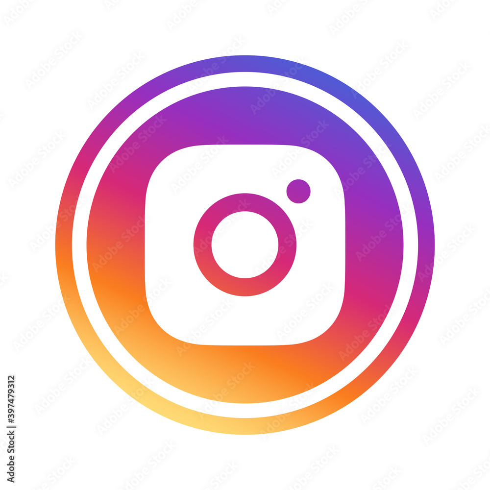 Instagram Logo - Vector - Original Gradient Color - Isolated ...