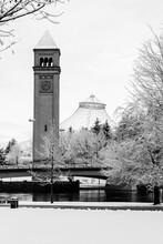 Spokane Washington Clock Tower Free Stock Photo - Public Domain Pictures