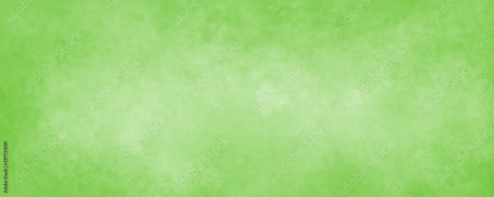 Light green background paper with soft grunge border texture for ...