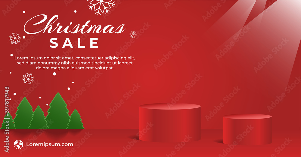 Editable square banner template. Illustration of podium, stage, tribune ...