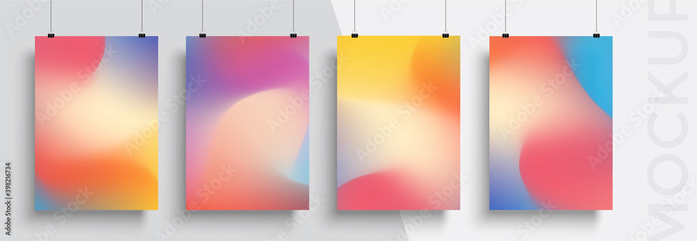 Modern poster template. Easy to adapt to brochure, annual report ...