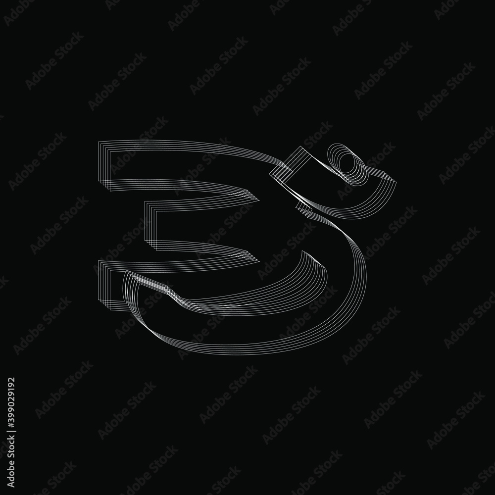 Om Hindu holy symbol. Om sign. Stock Vector | Adobe Stock