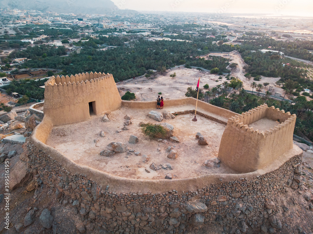 Dhayah Fort in Ras al Khaimah emirate of the United Arab Emirates ...