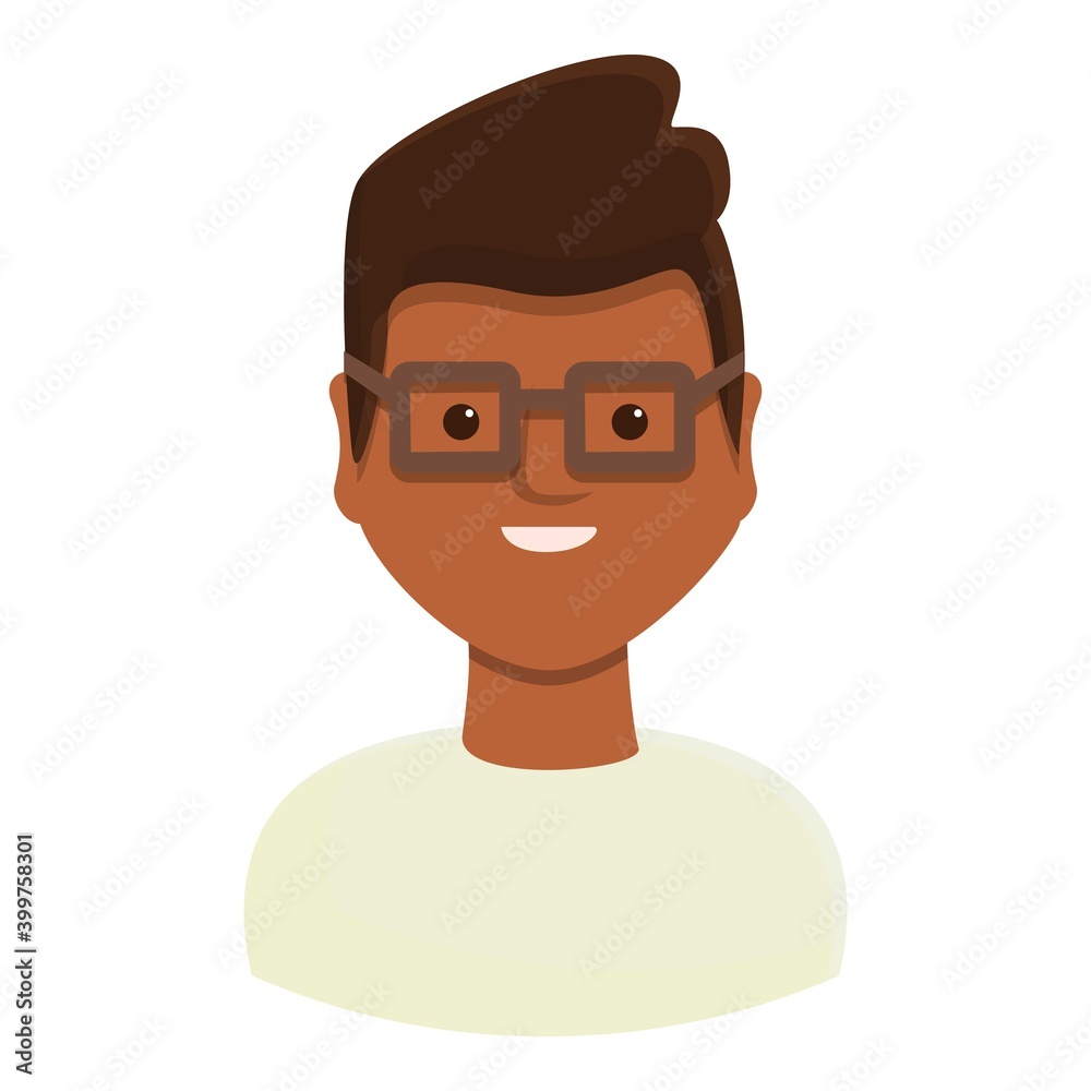 Young scientist icon. Cartoon of young scientist vector icon for web ...