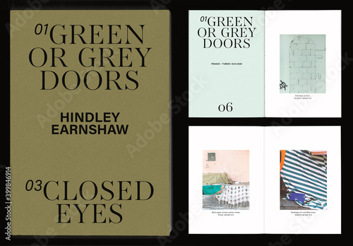 Elegant Colors Photo Book Layout Stock Template | Adobe Stock