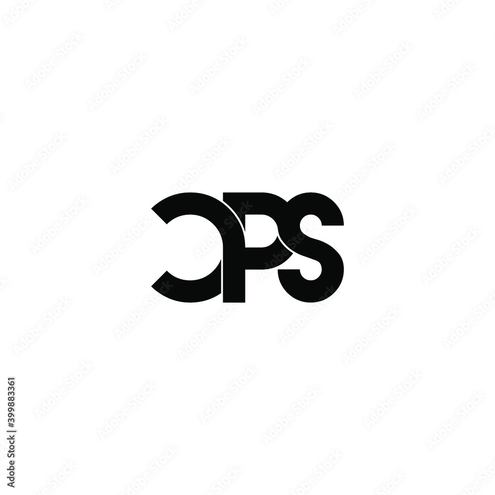 cps letter original monogram logo design Stock Vector | Adobe Stock