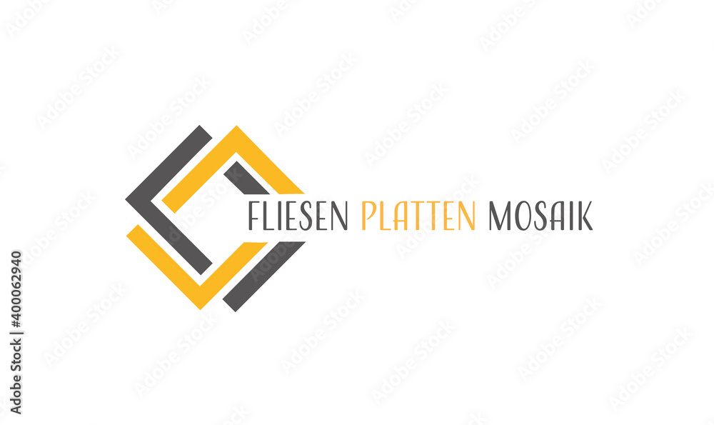 Fliesenleger Logo, Fliesen, Platten, Mosaik Logo Stock Vector | Adobe Stock