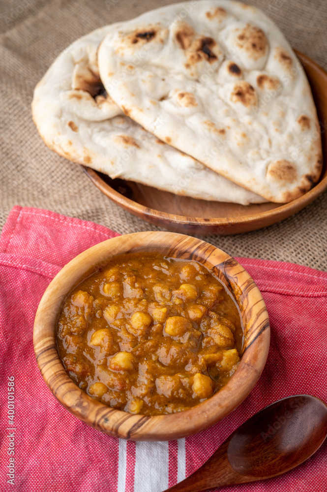 channa masala, traditional indian food Stock Photo | Adobe Stock