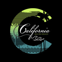 Malibu Beach Sunset Poster Free Stock Photo - Public Domain Pictures