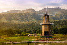 Windmill At Helen Georgia Free Stock Photo - Public Domain Pictures