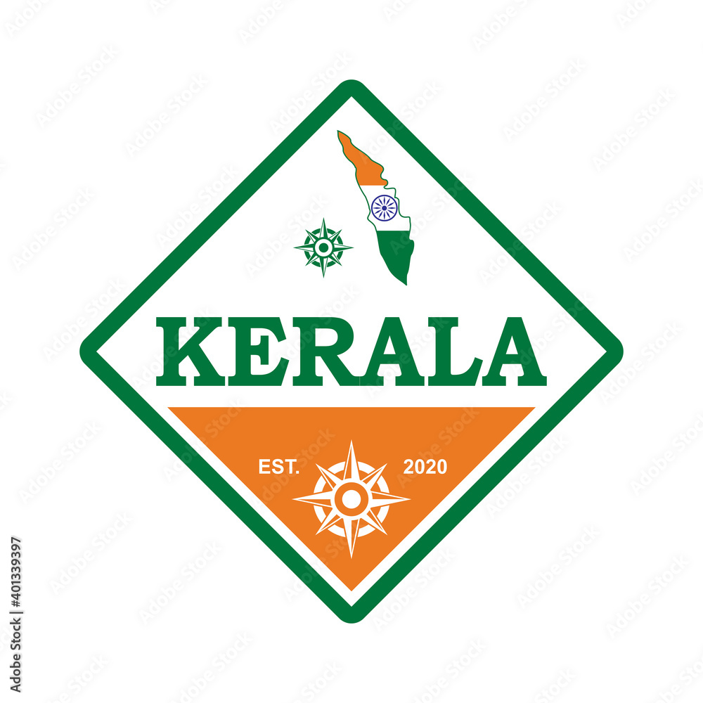 Kerala Map Vector , India Logo Stock Vector | Adobe Stock