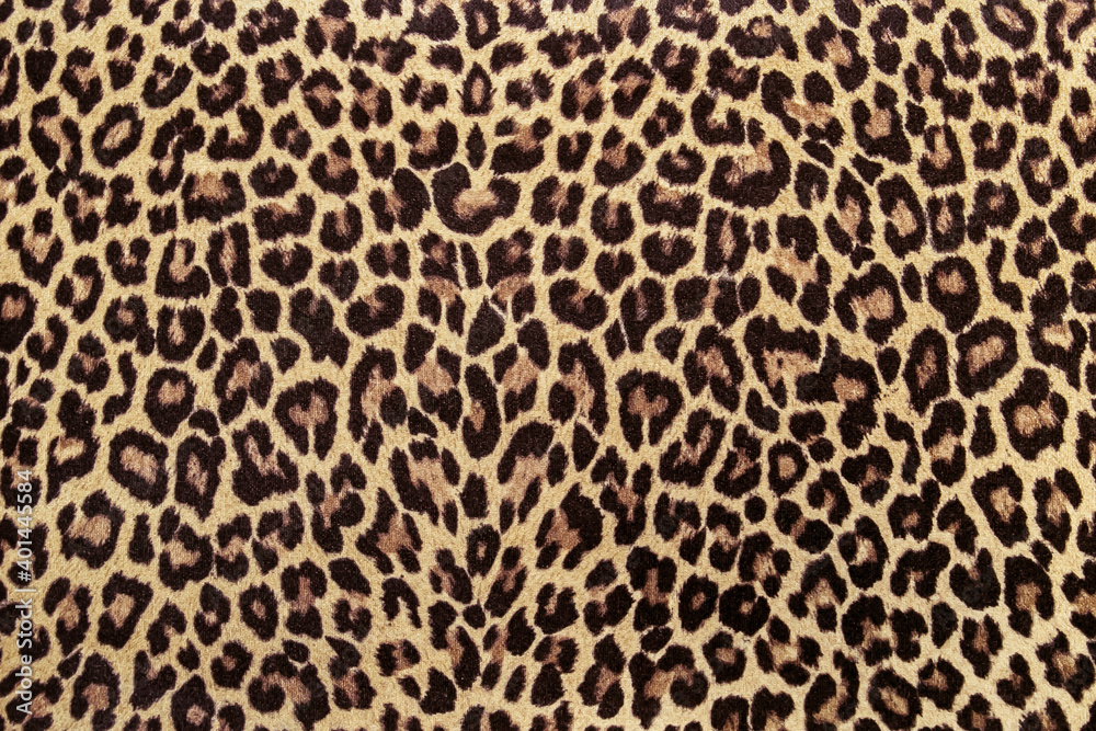 Stock-Foto „Leopard print fabric pattern, seamless background image ...