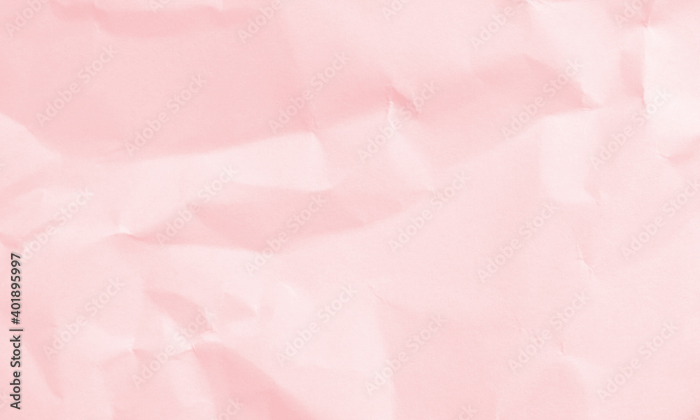 pink colored crumpled paper texture background for design, decorative ...