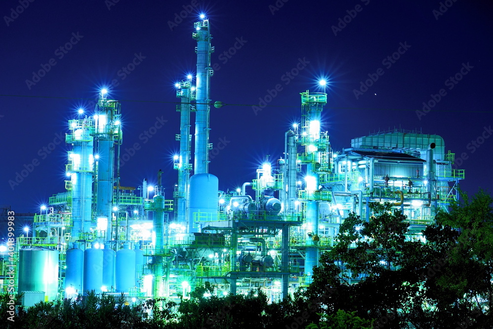 【大阪府】堺泉北臨海工業地帯の夜景 / 【Osaka 】Nightview of Sakai Senboku Coastal ...