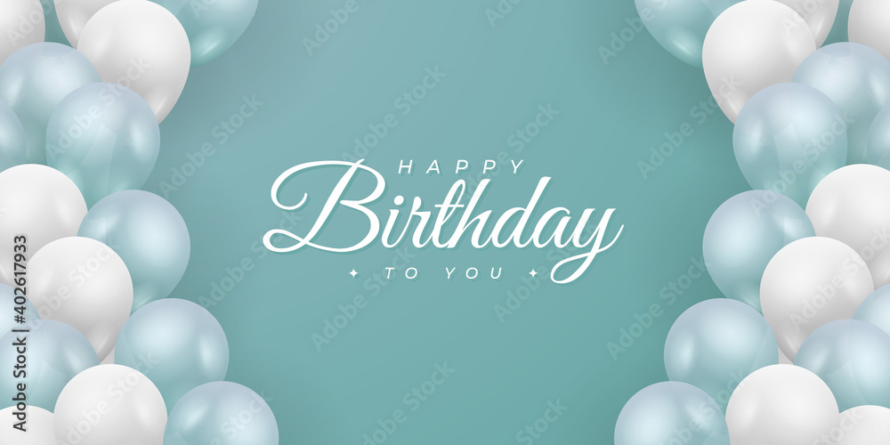 happy birthday background design . clean and simple background for ...