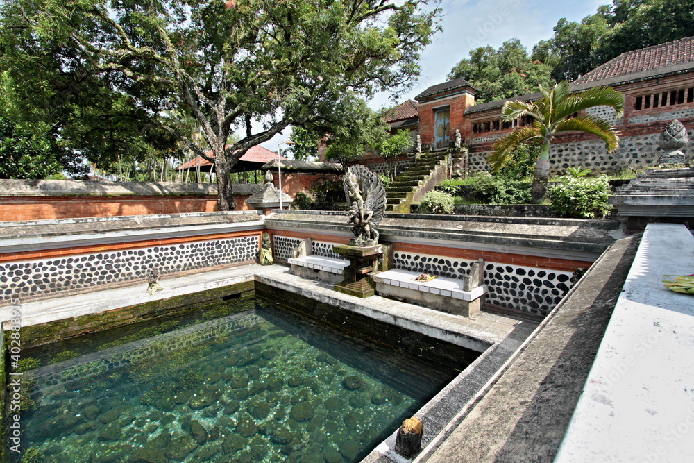 Hindu Lingsar temple in Mataram city. Built in 1714 by Anak Agung ...