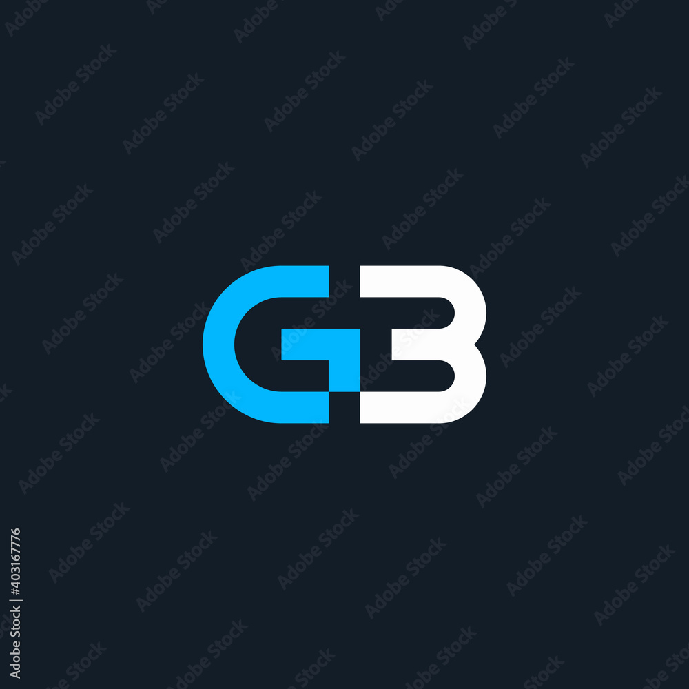 initial logo G3 flat monogram Stock Vector | Adobe Stock