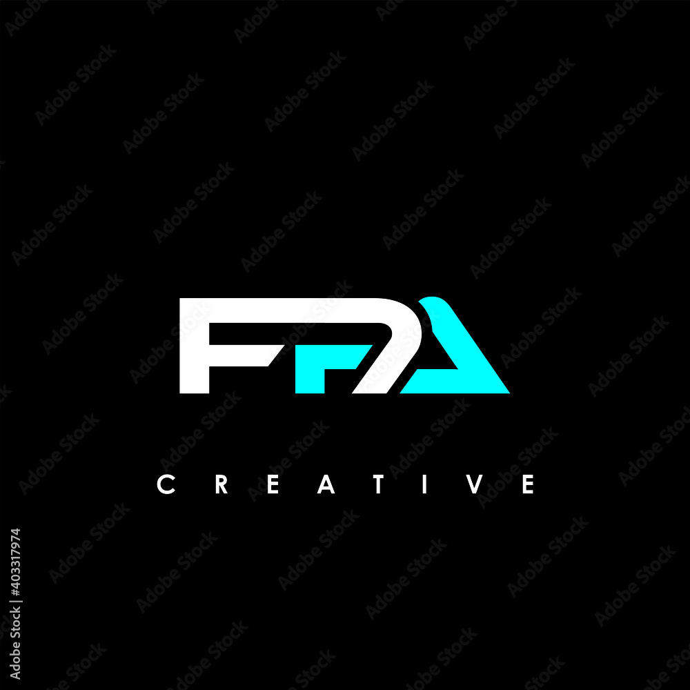 FPA Letter Initial Logo Design Template Vector Illustration Stock ...