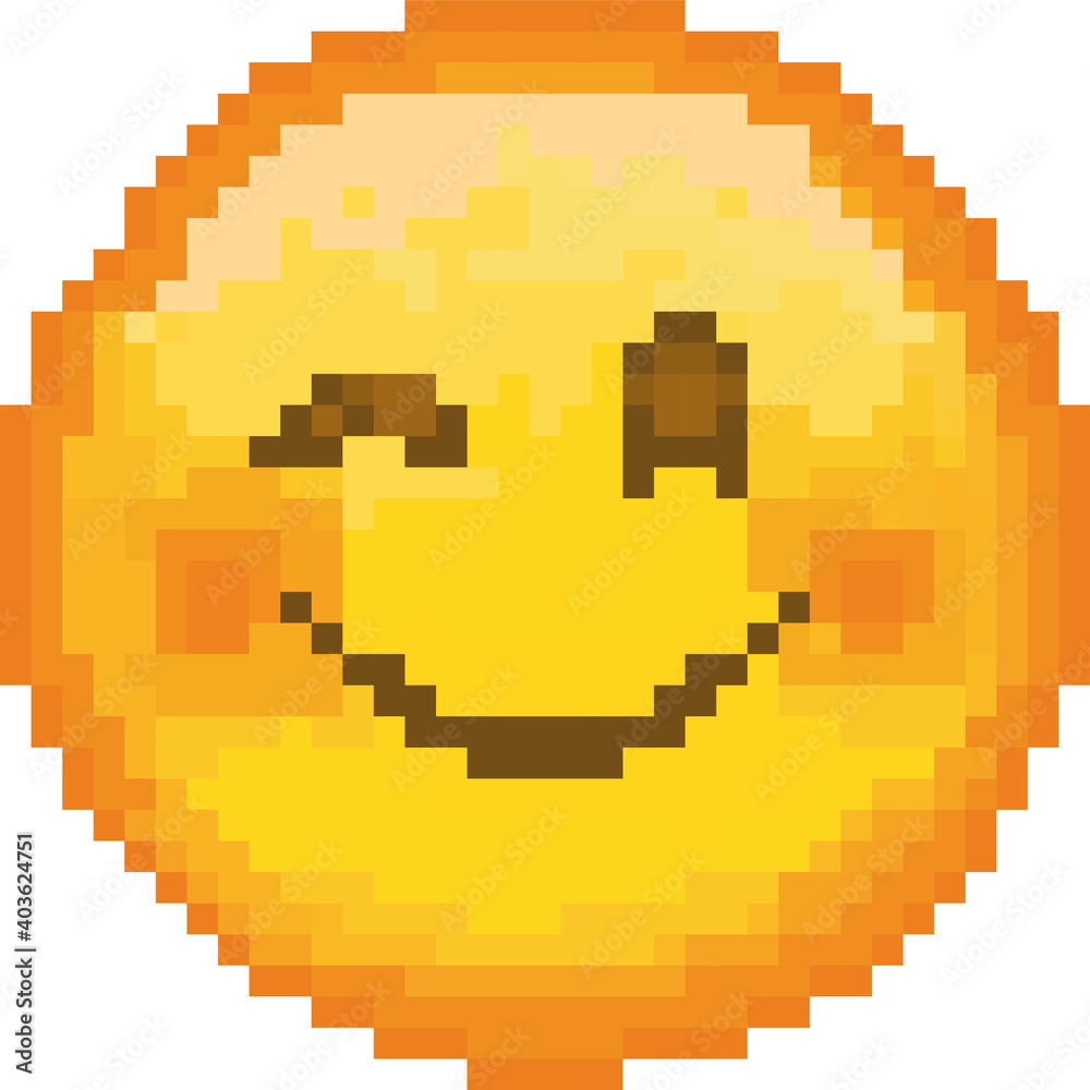 Vector emoji. Smiling face. Smile vector emoji. Happy emoticon. Cute ...