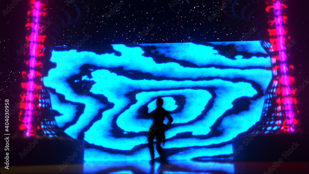 Soul of Hip Hop Glitch Colorful Trippy Dance Floor Dancing For Music ...