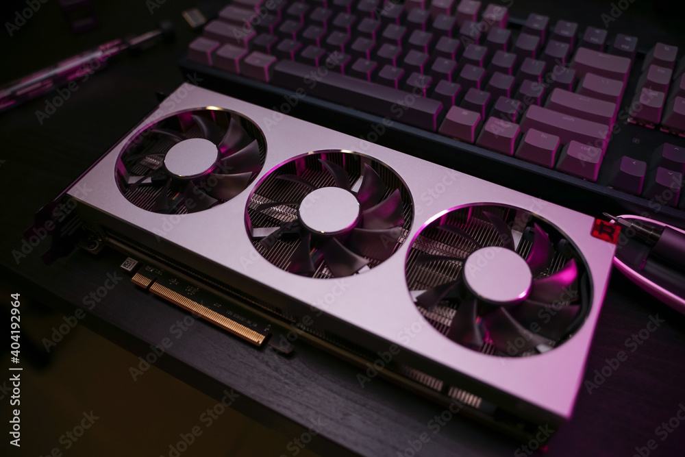 KL, MALAYSIA - January 10TH, 2021 : A Radeon vii by AMD gaming PC ...
