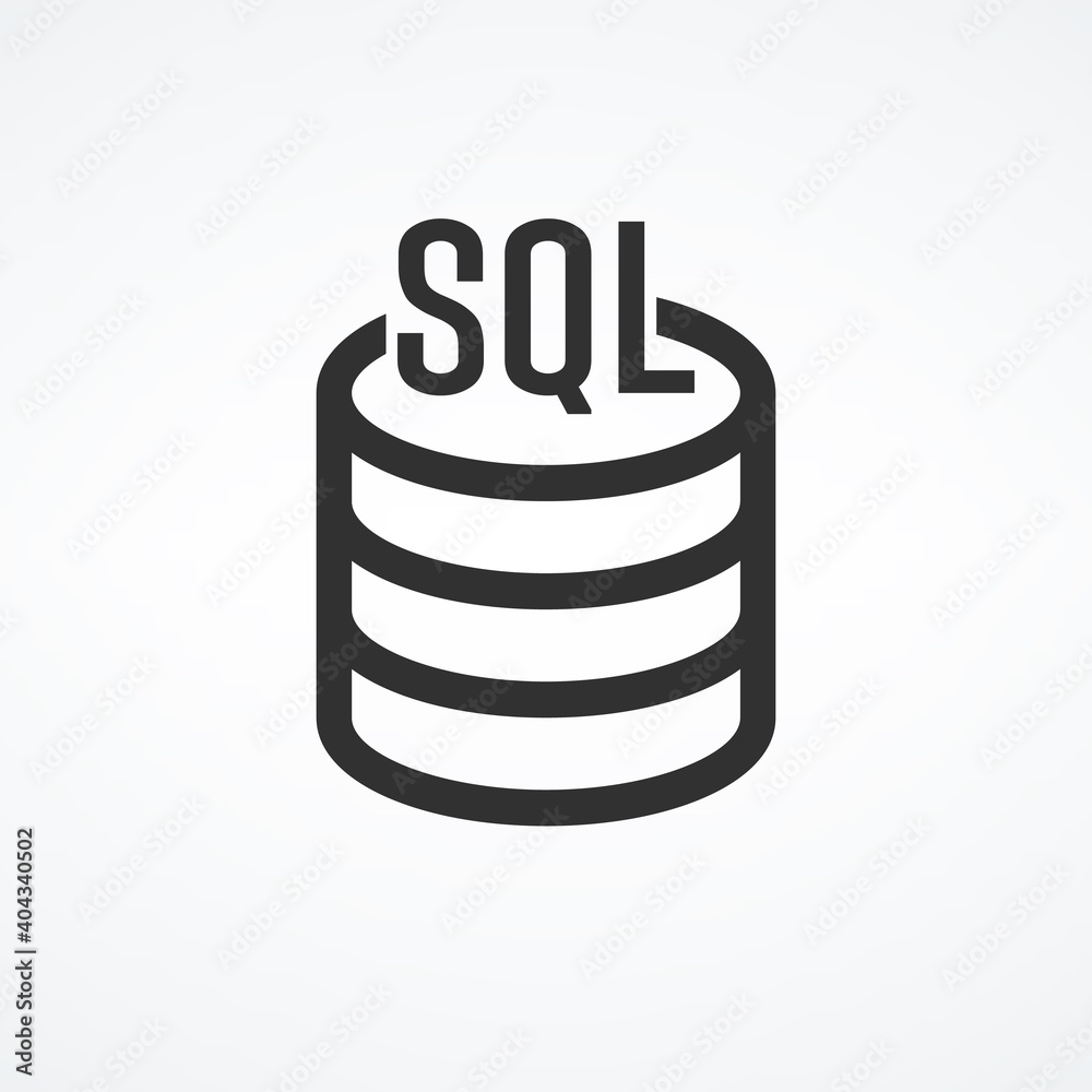 sql server icon vector